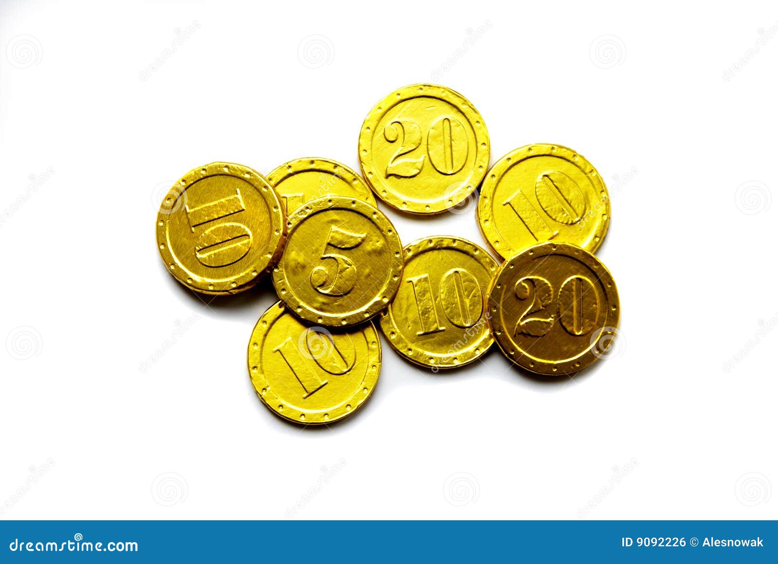 Golden coin stock photo. Image of historic, metal, coins - 9092226