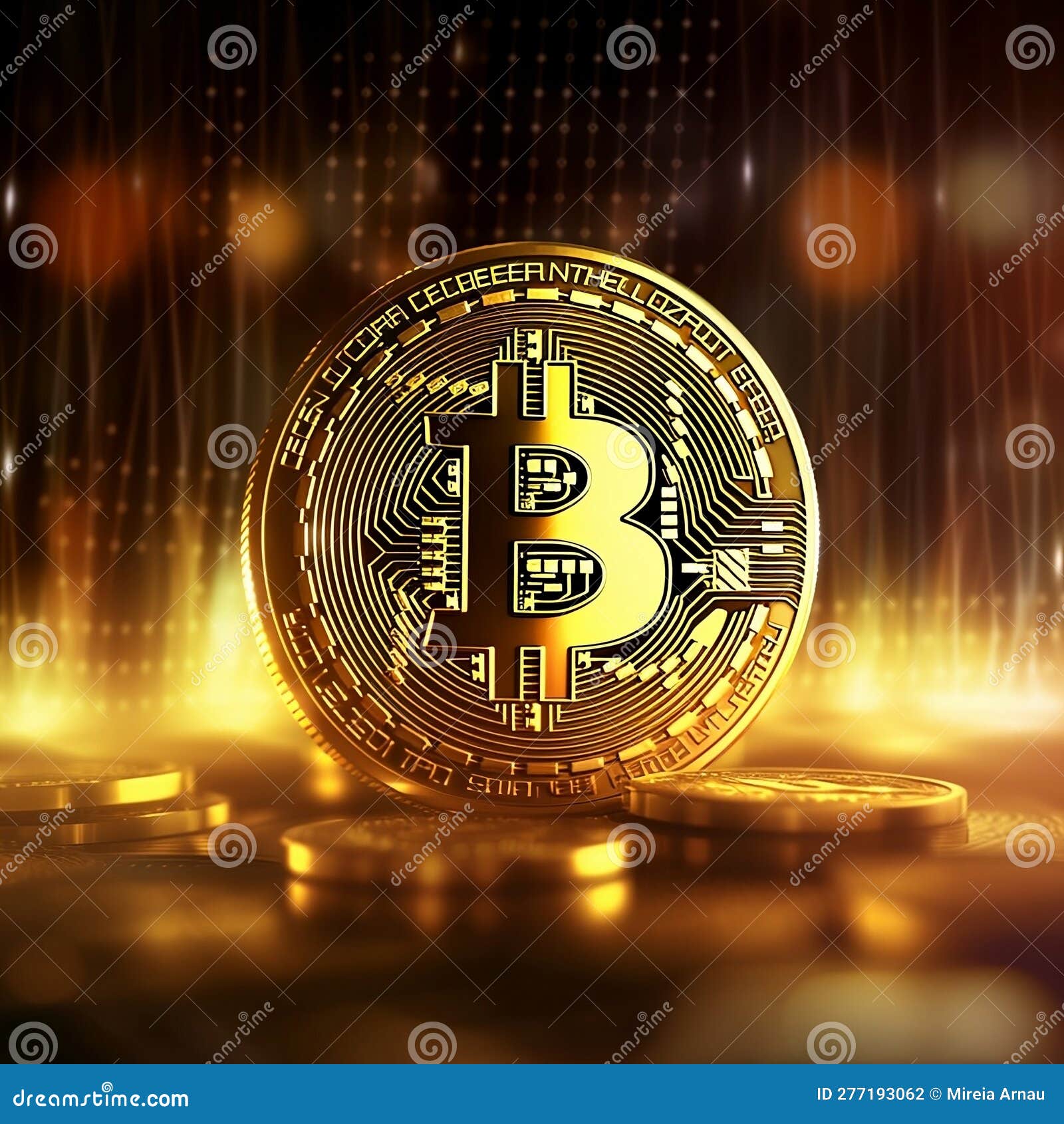 Golden Coin with B Letter (Bitcoin Symbol) Stock Illustration ... Golden Coin with B Letter (Bitcoin Symbol) Stock Illustration ...