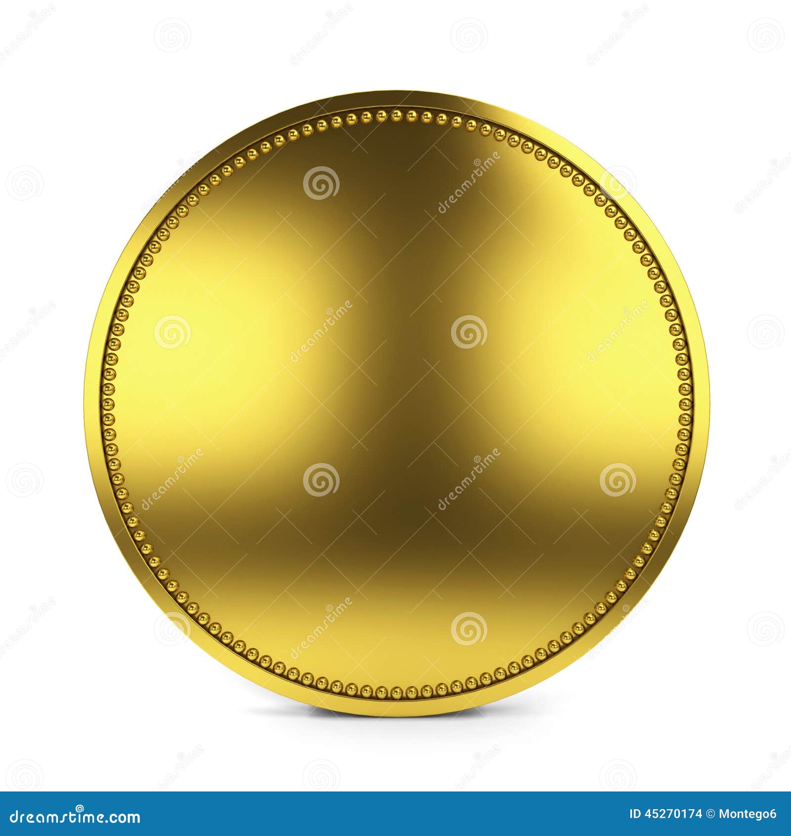 Golden coin stock illustration. Illustration of gold - 45270174