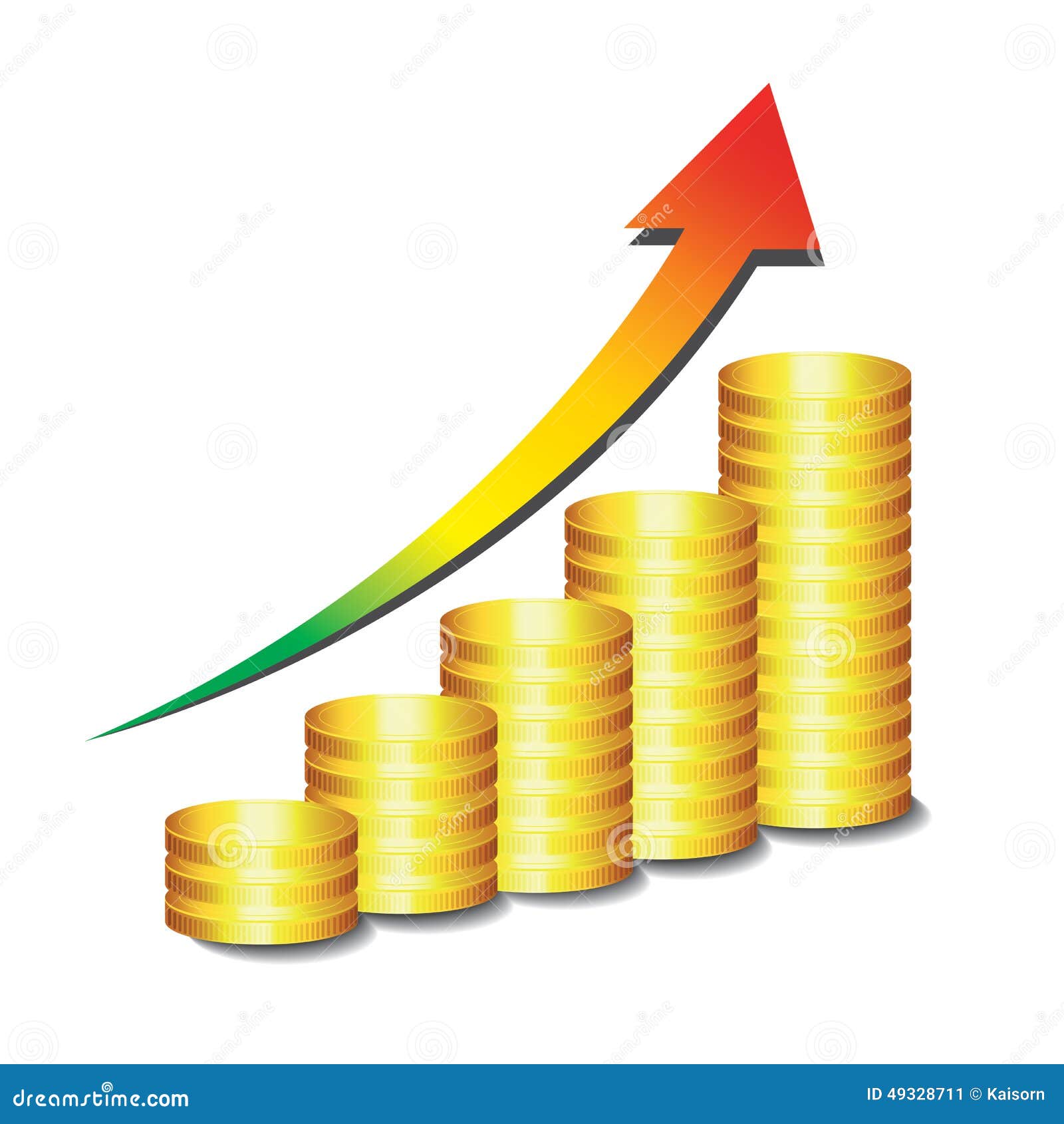 Money Graph Clip Art
