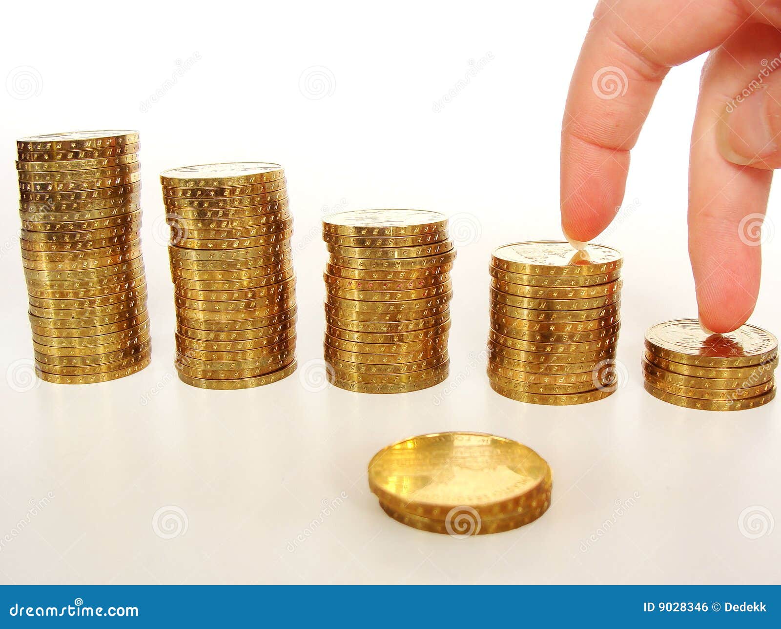 Golden coins stock photo. Image of currency, coins, coin - 9028346