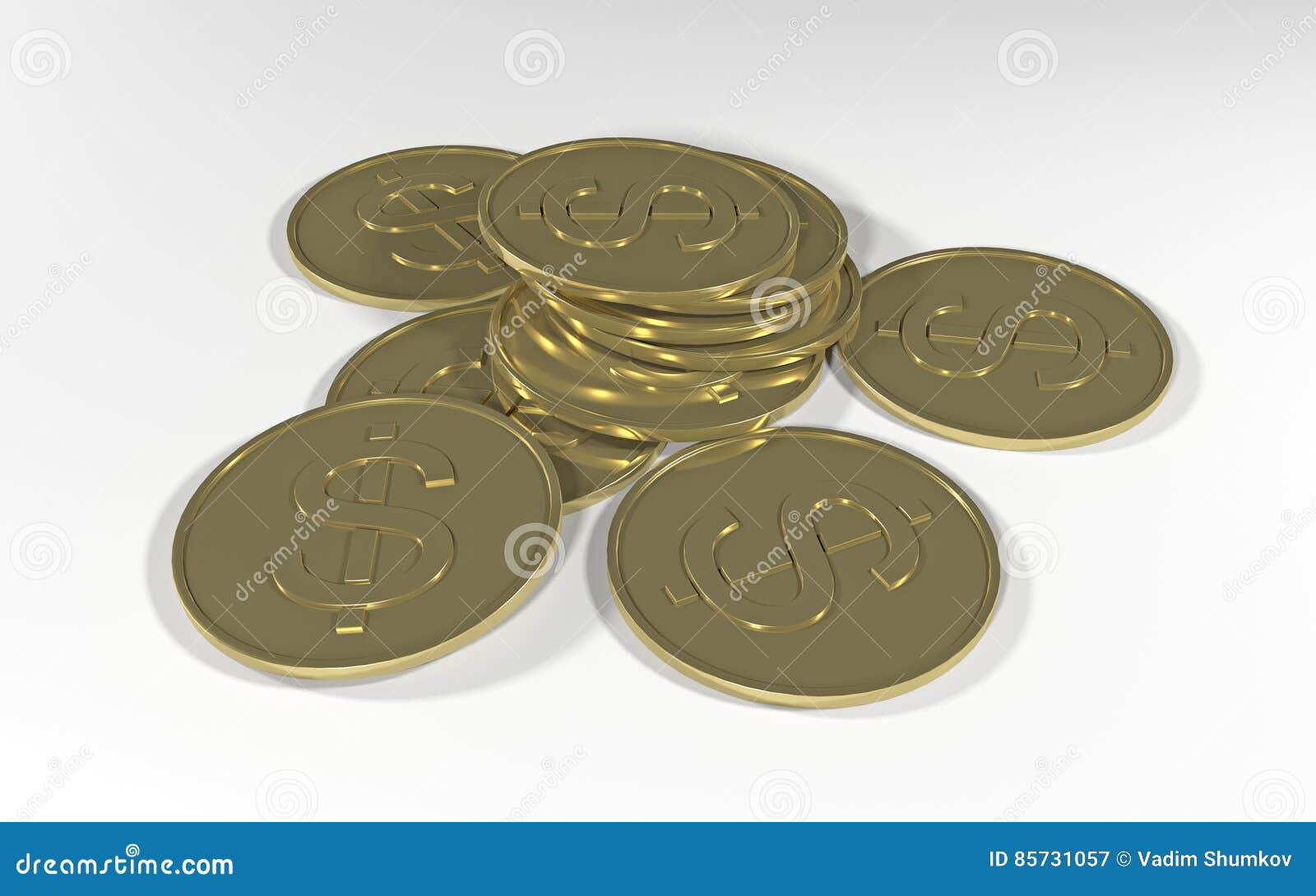 Roll Of Golden And Metal Insulating Scotch Duct Tape Set Stock ...