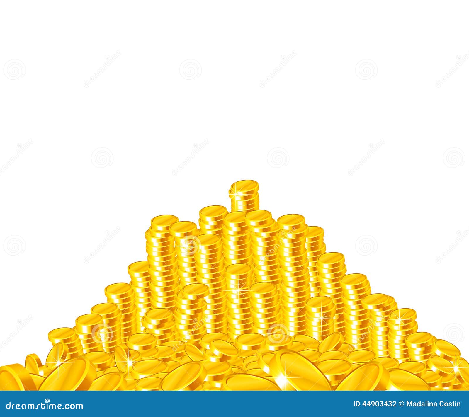Coins Stack On Table Royalty-Free Stock Photography | CartoonDealer.com ...