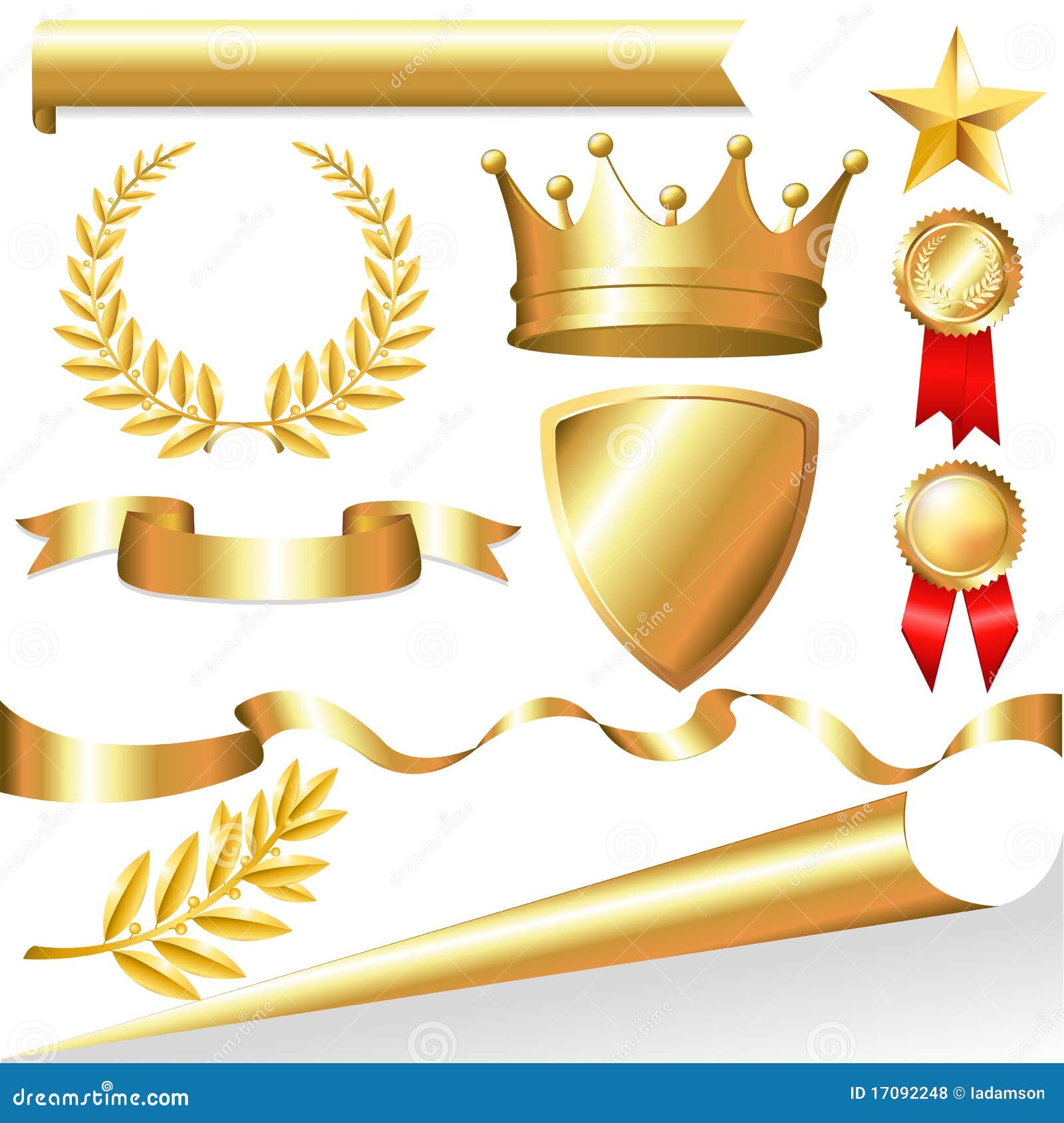 Golden Collection. Vector stock vector. Illustration of king - 17092248