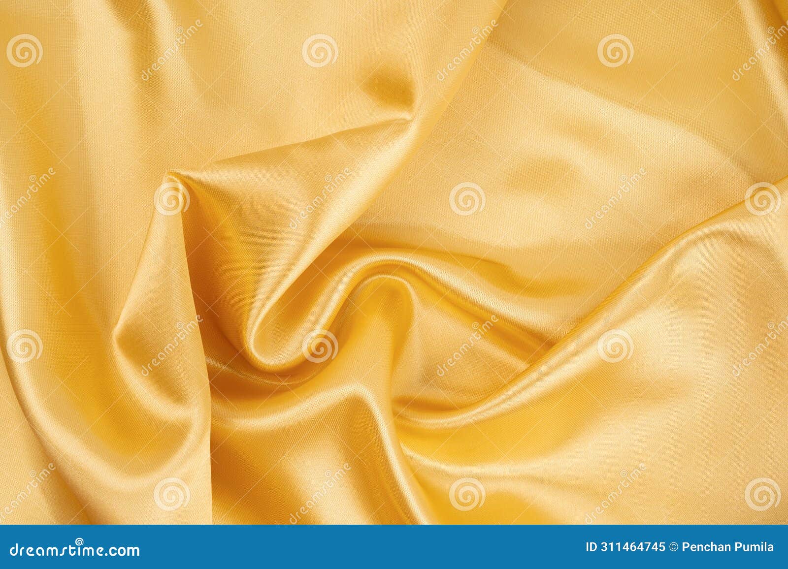 Golden Color Silk Texture Background Stock Image - Image of textile ...
