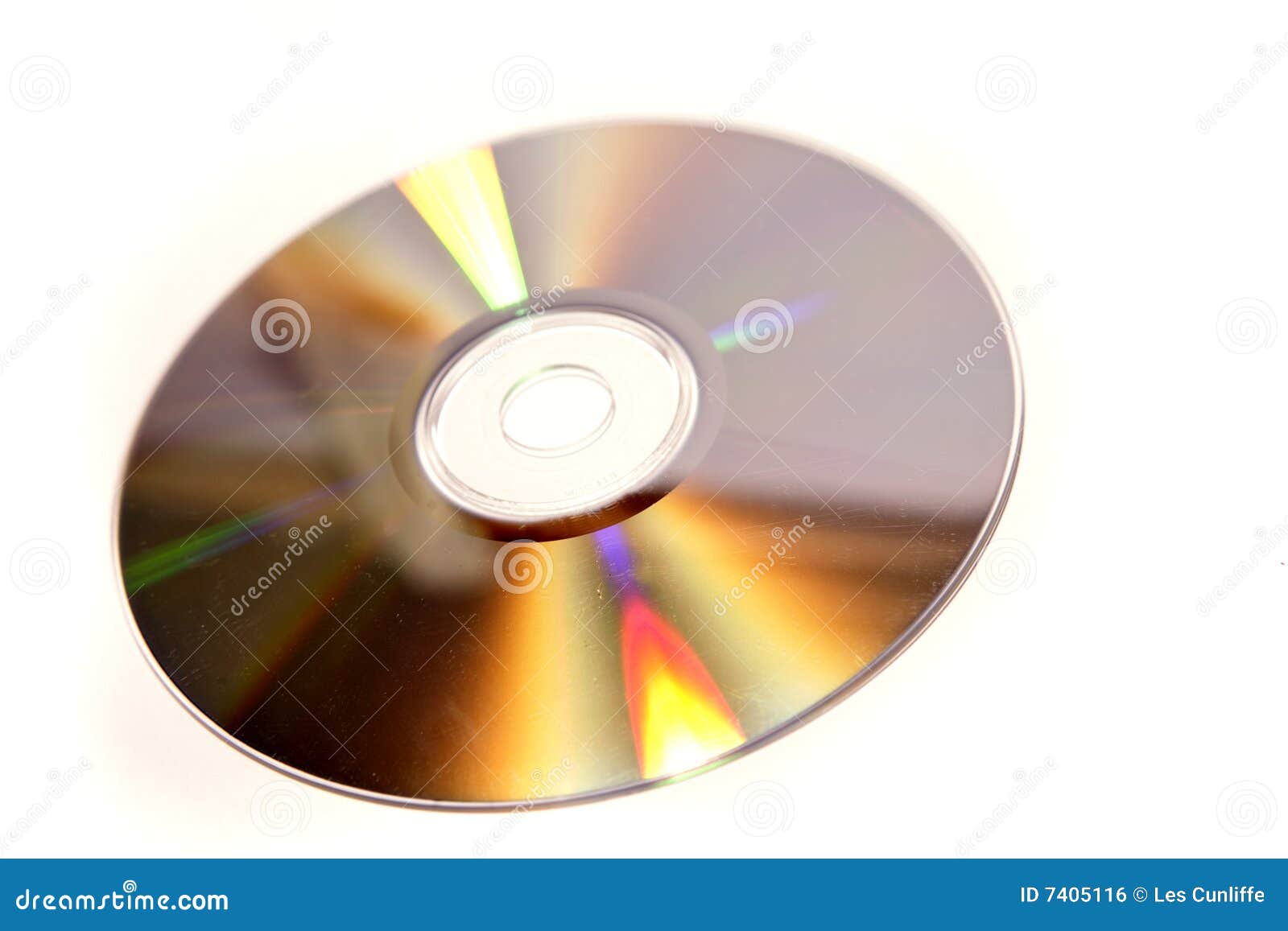 Golden Compact Disc stock photo. Image of data, compact - 7405116