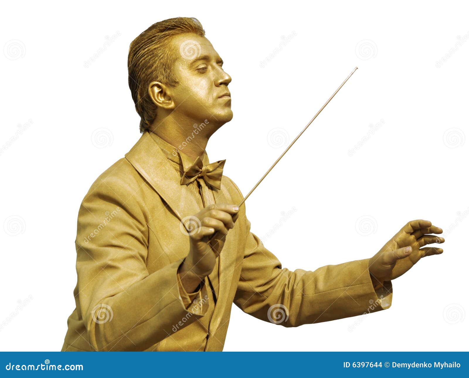 Golden Conductor stock photo. Image of cartel, creative - 6397644