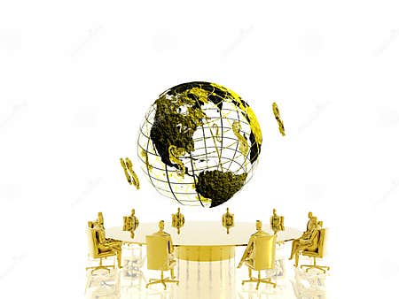 Golden conference. stock illustration. Illustration of icon - 605406