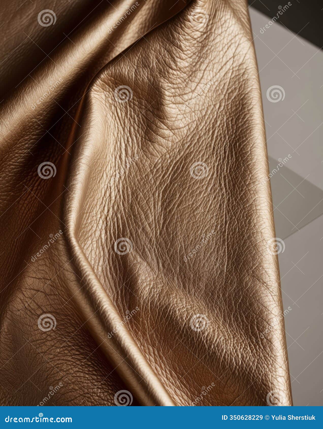 Golden Copper Leather Texture Background Stock Image - Image of shiny ...