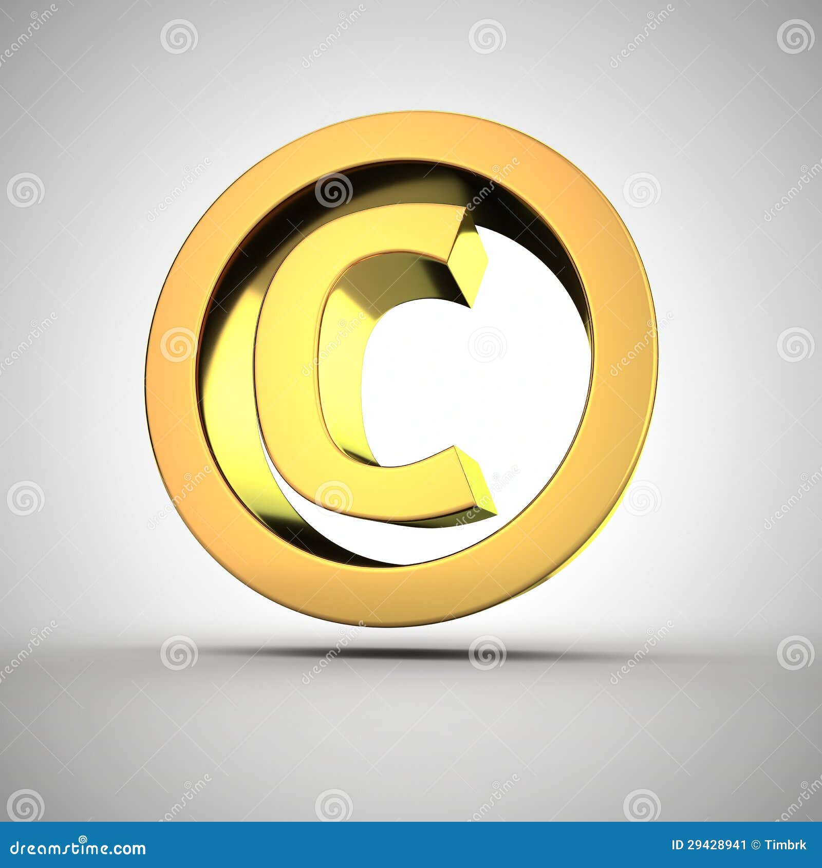 Golden Copyright stock illustration. Illustration of exclusive - 29428941