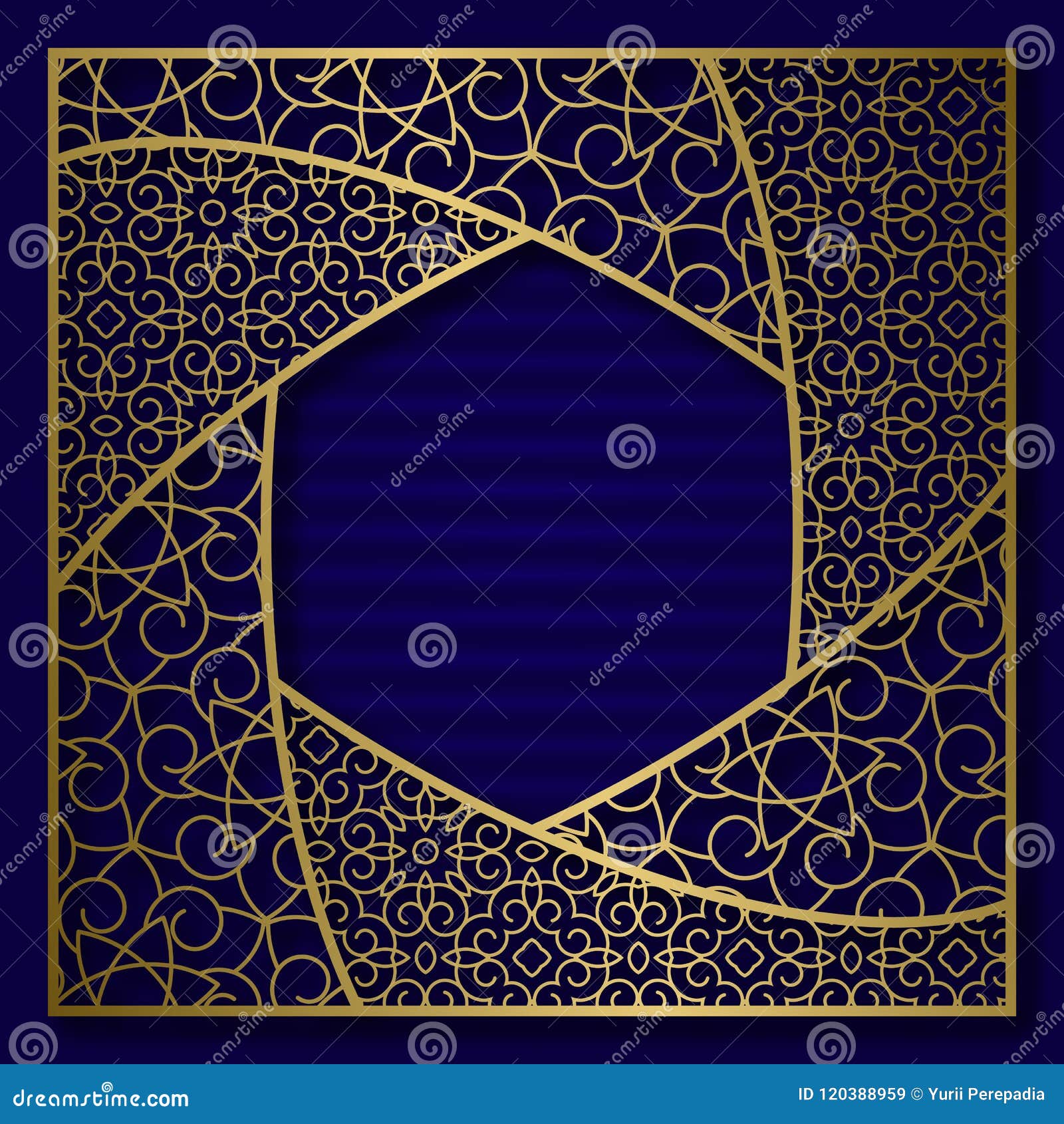 Patterned Frame Texture Of Curls Vector Illustration | CartoonDealer ...