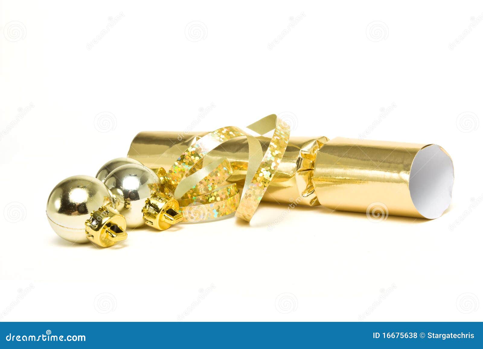 Golden Cracker stock photo. Image of golden, gold, macro - 16675638