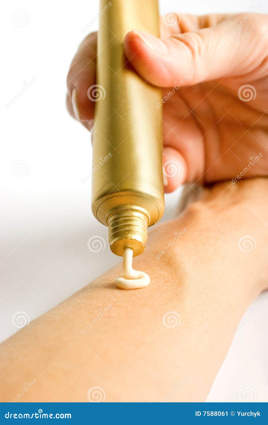 Golden cream stock image. Image of gold, health, hydration - 7588061