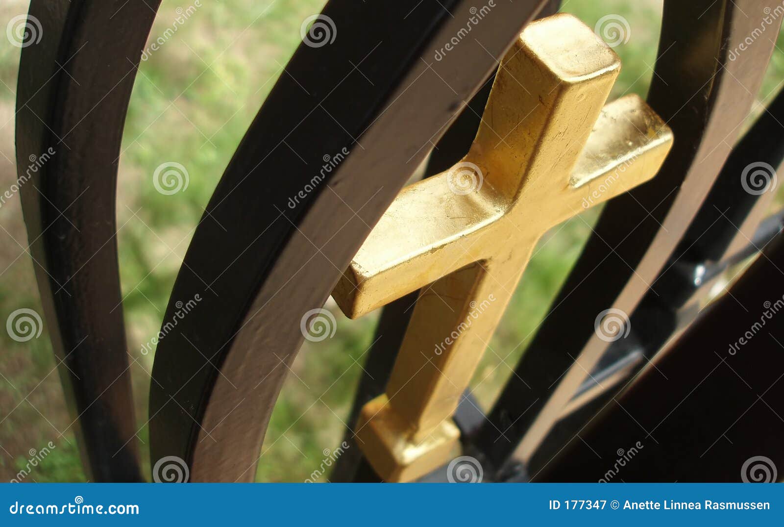 Golden cross stock image. Image of christianity, cross - 177347