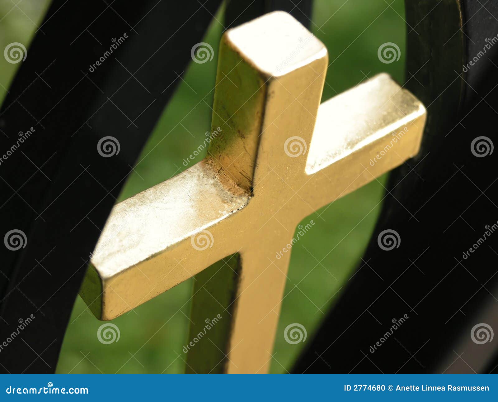 Golden cross stock photo. Image of symbolic, church, symbol - 2774680