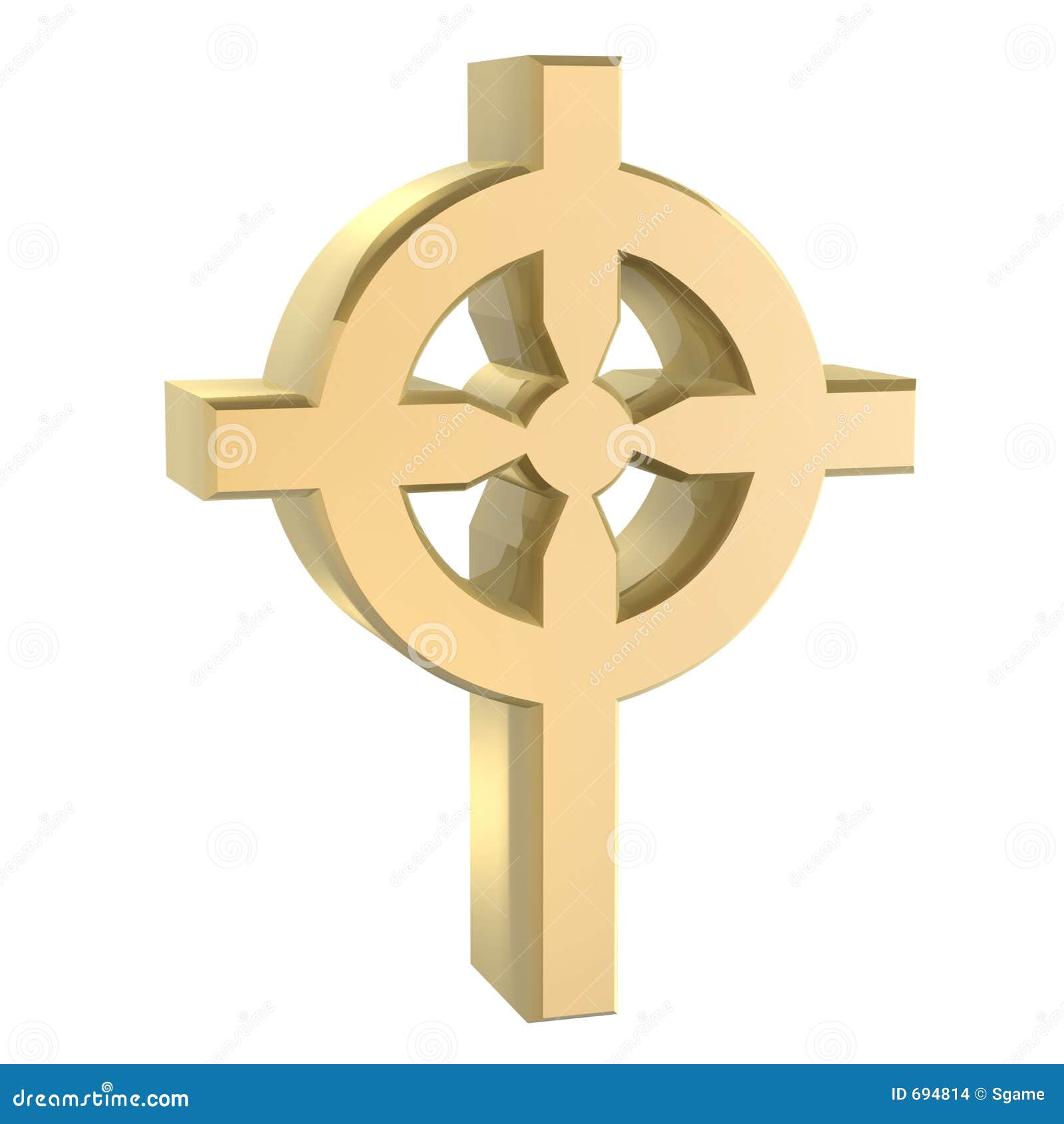Golden cross stock illustration. Illustration of dark, cloud - 694814