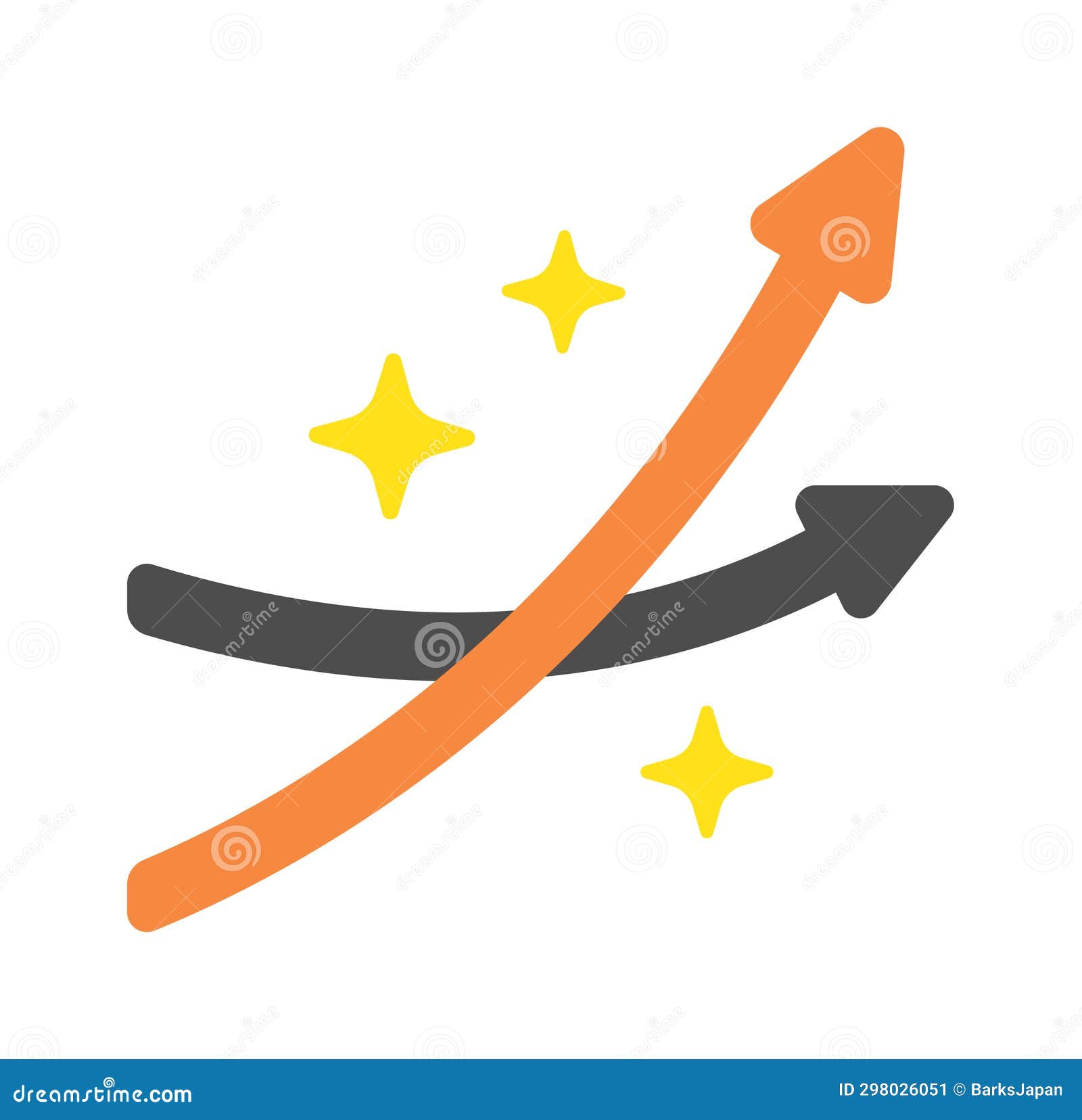 Golden Cross Icon Illustration Stock Illustration - Illustration of ...