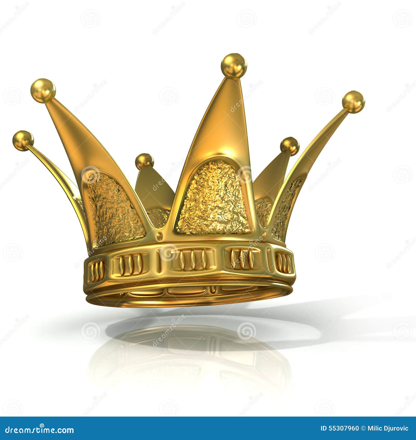 Golden crown isolated stock illustration. Illustration of abstract ...