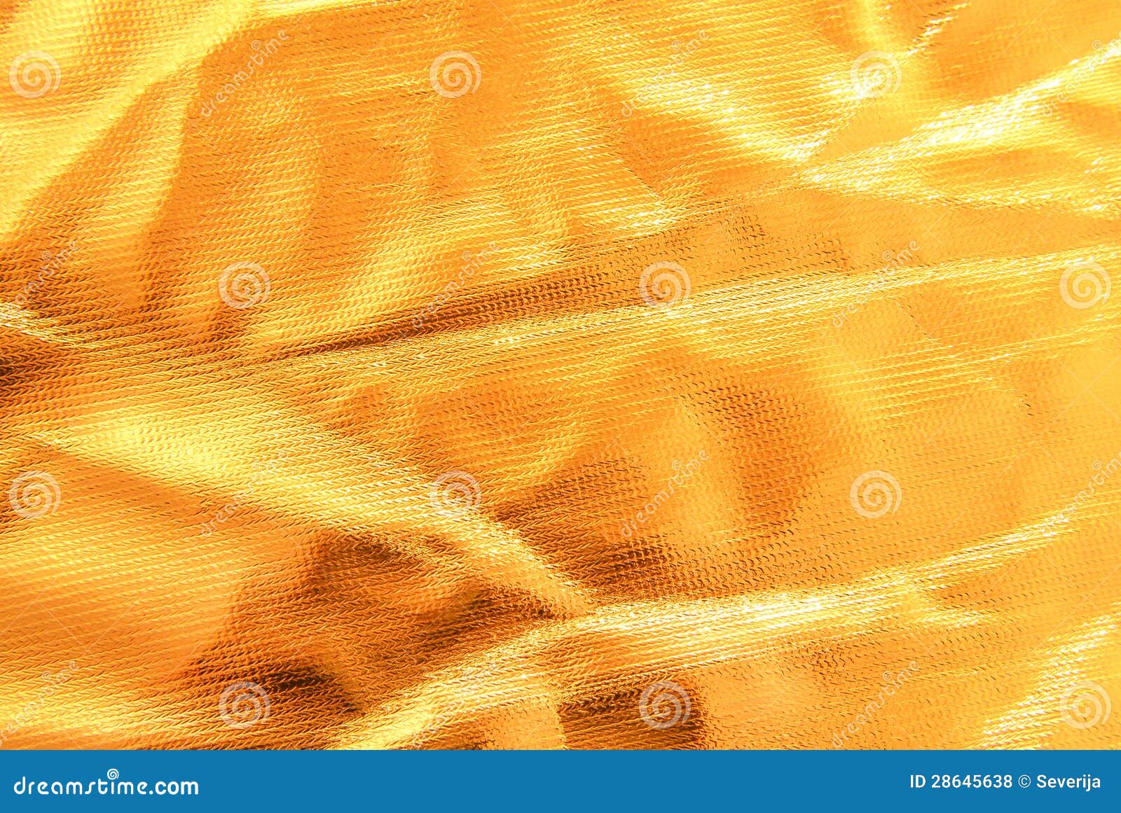 Golden Crumpled Fabric Texture Stock Photo - Image of cloth, curtain ...