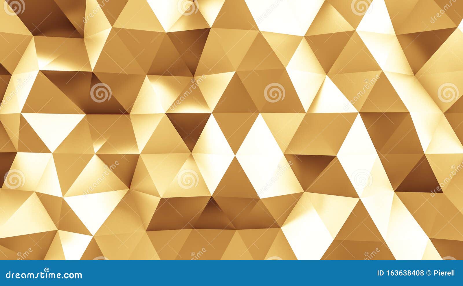 Golden Crystal Background. 3d Illustration, 3d Rendering Stock ...