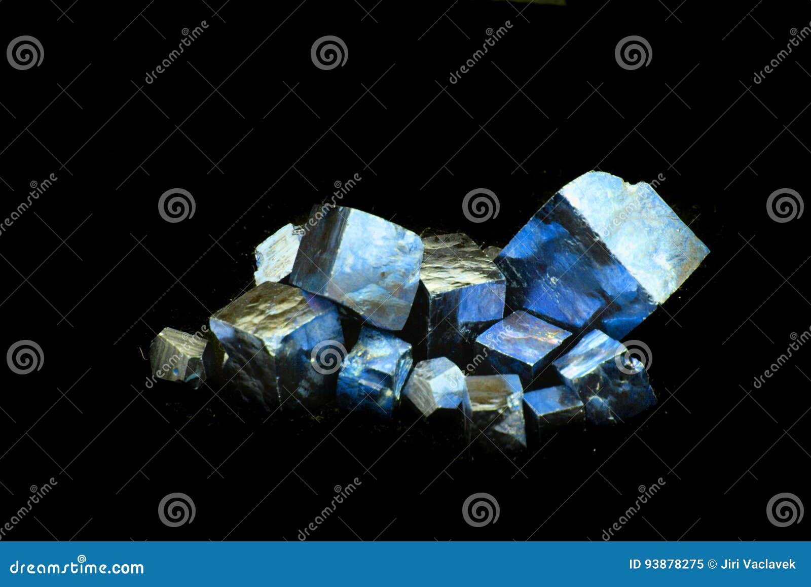 Golden Ice Cubes On Black Background Closeup, Transparent Frozen ...