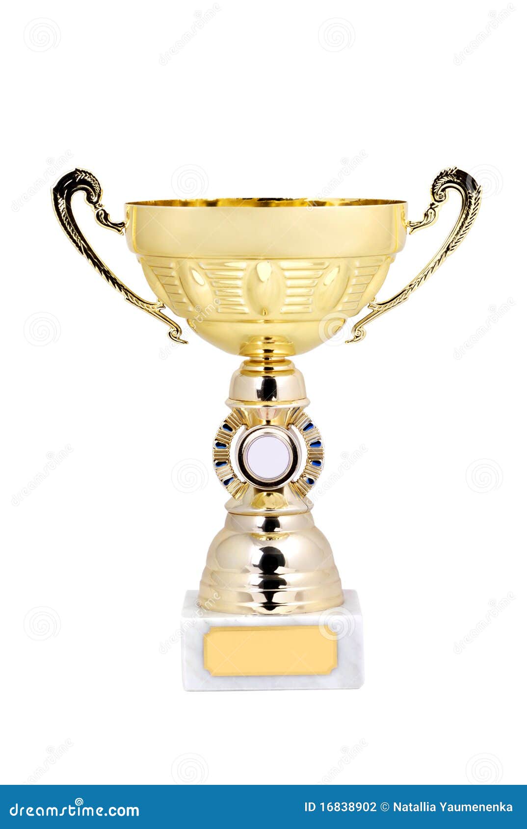 Golden cup stock photo. Image of background, success - 16838902