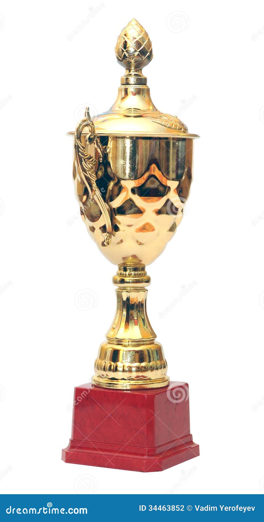 Golden cup stock photo. Image of trophy, celebration - 34463852