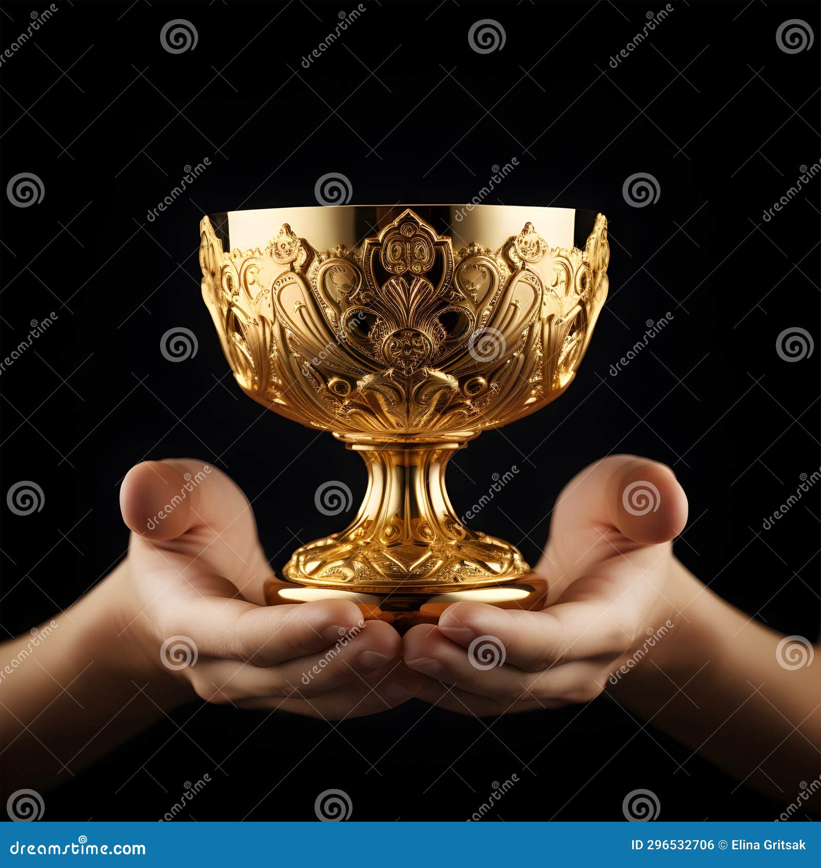 Golden Cup, Victory Cup, Isolated Stock Illustration - Illustration of ...