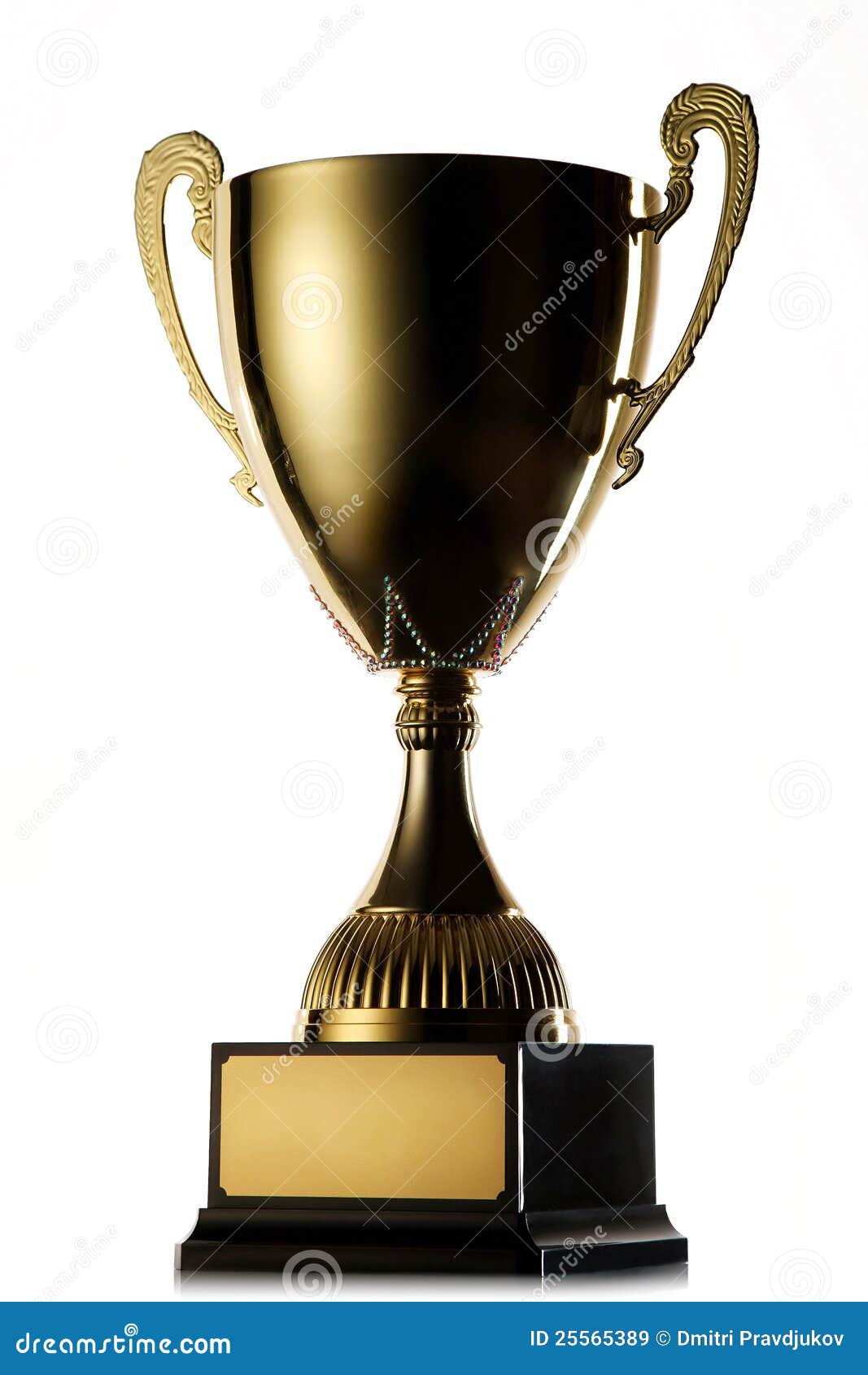 Golden cup of the winner stock image. Image of game, bowl - 25565389