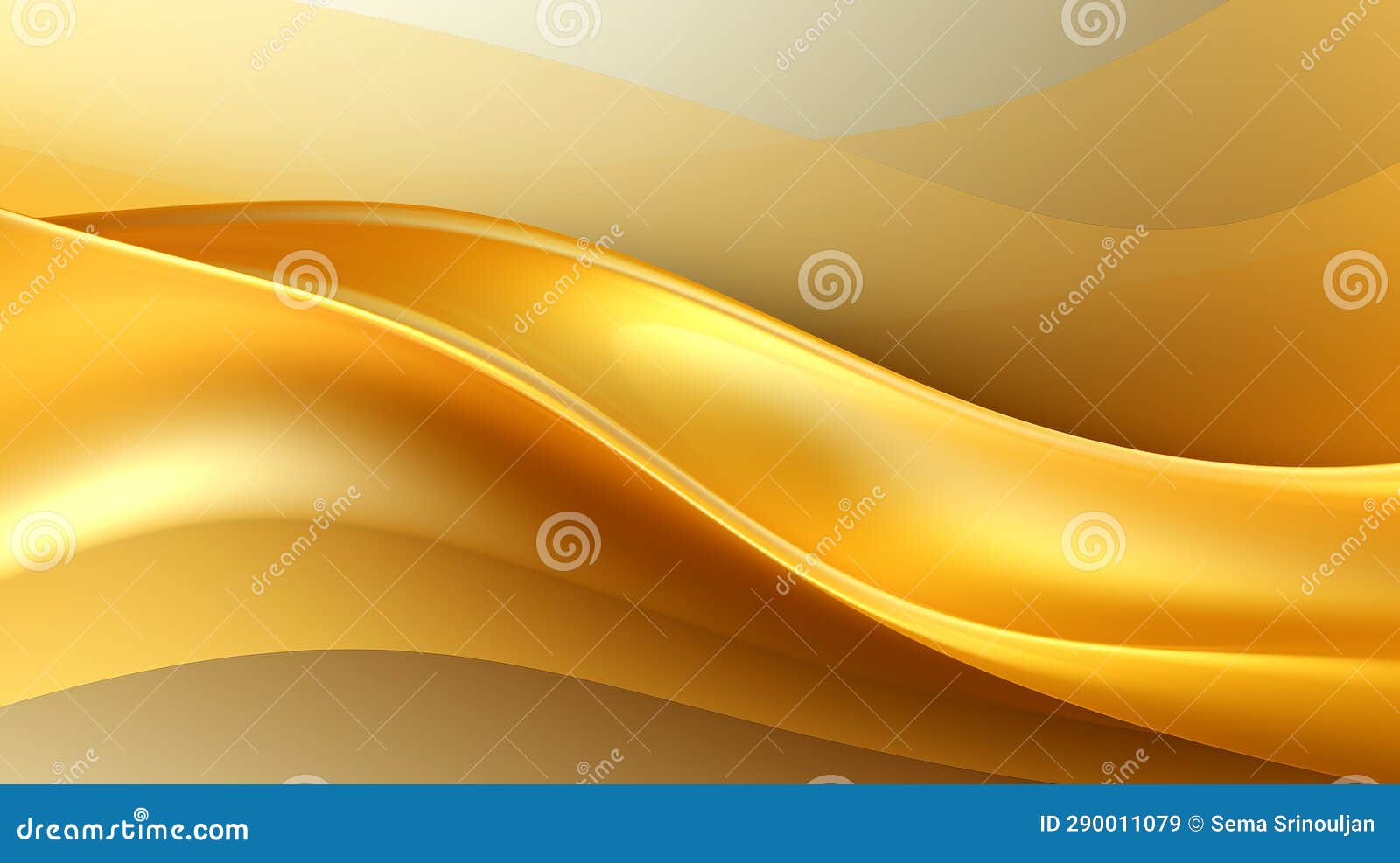 Golden Curve Layer. Gradient Abstract Background. - Generative Ai Stock ...