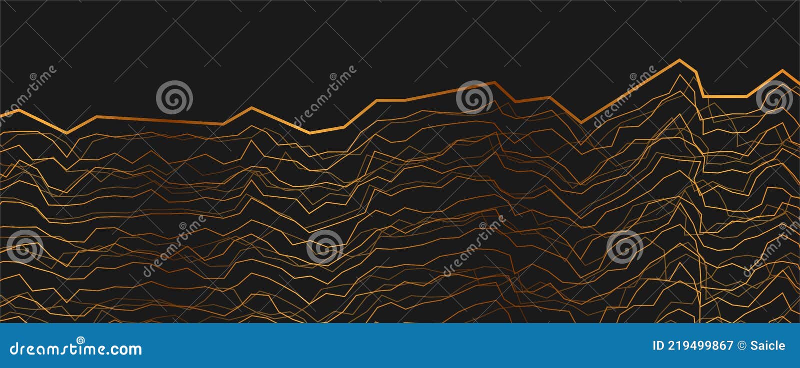 Golden Curved Lines Abstract Geometric Luxury Background Stock Vector ...