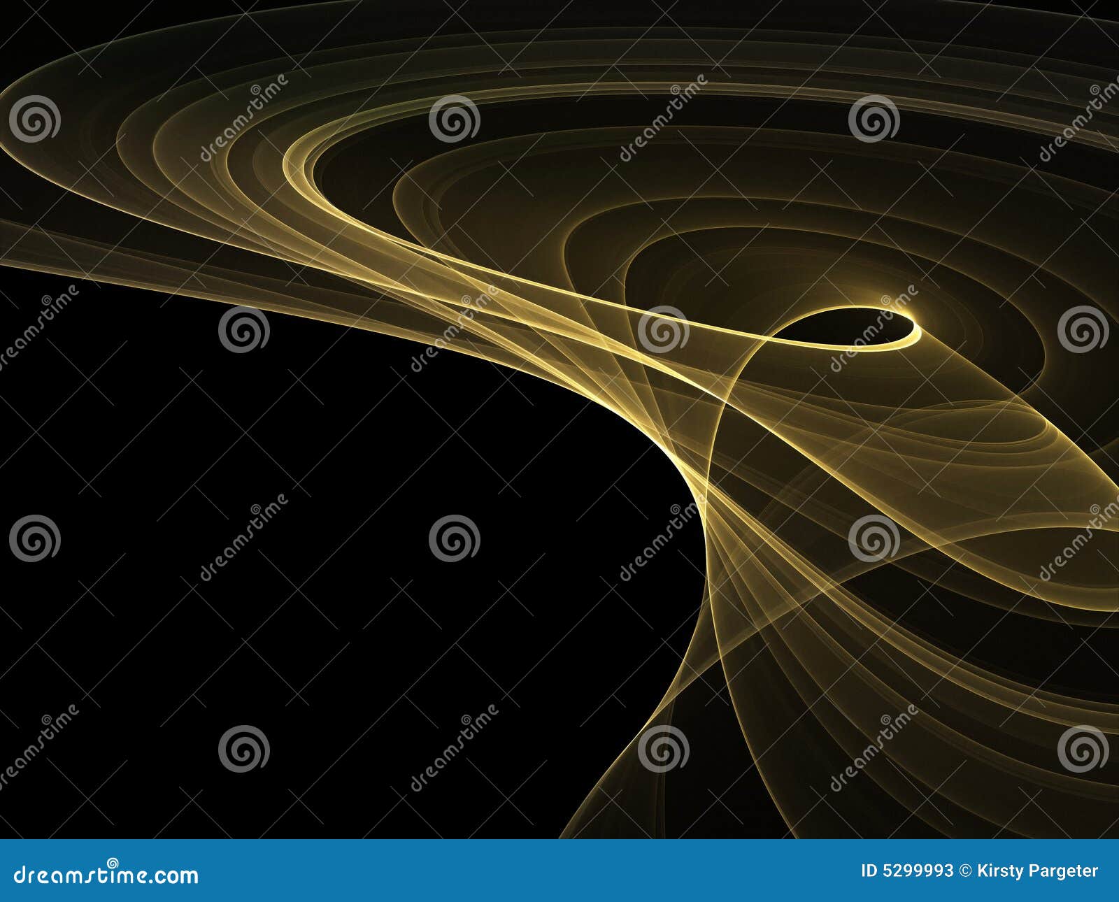 Golden curves stock illustration. Illustration of render - 5299993