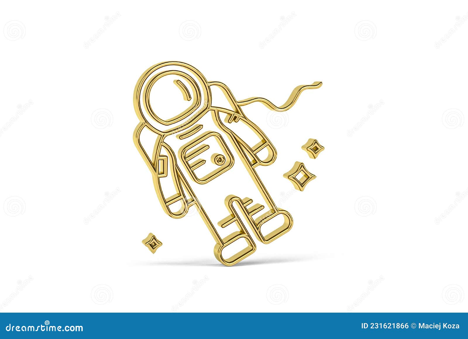 Astronaut Icon In Sketch Style. Hand Drawn Vector Illustration ...