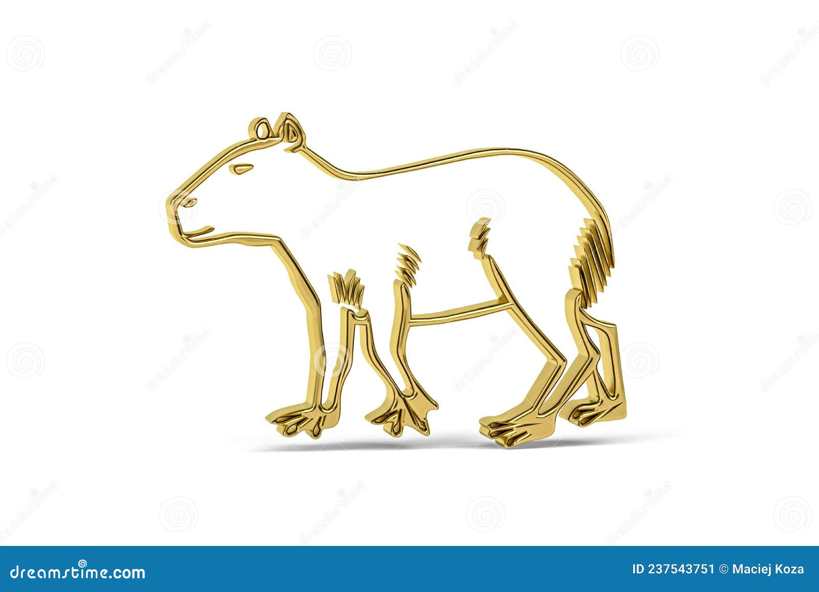 Capybara Icon Vector Isolated On White Background, Logo Concept ...