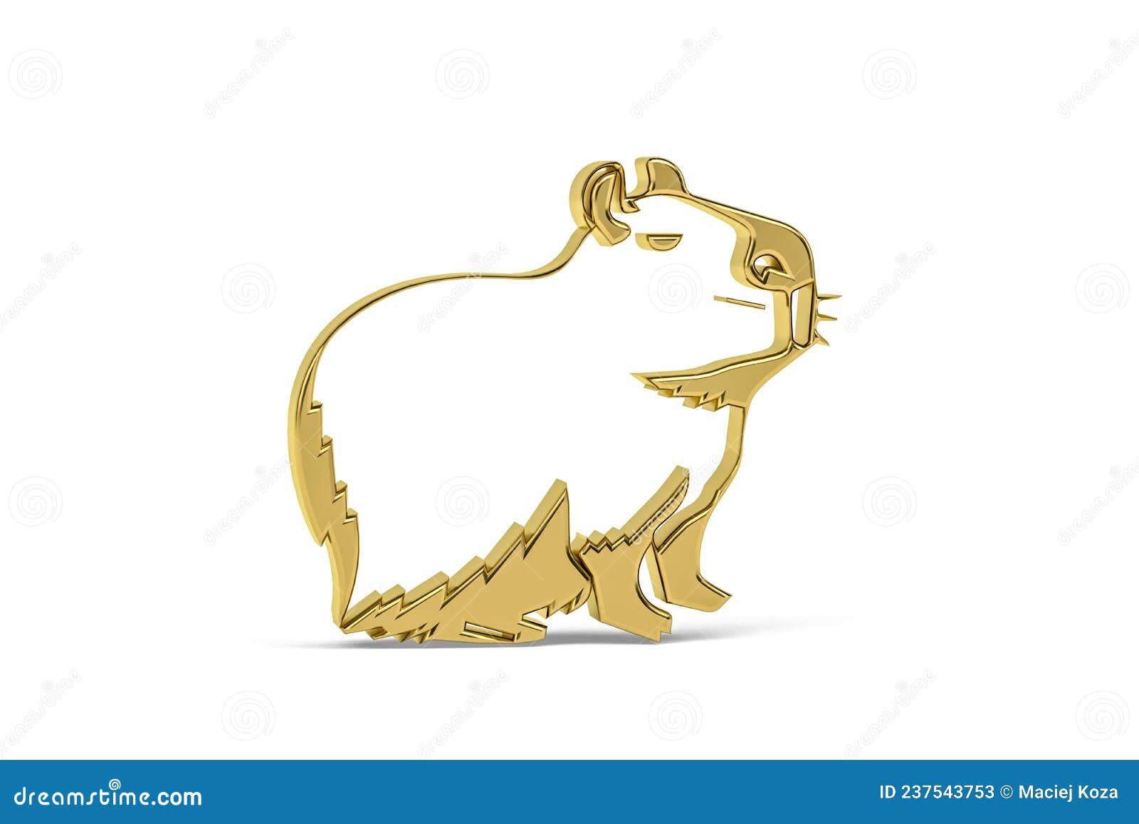 Capybara Icon. Trendy Modern Flat Linear Vector Capybara Icon On ...