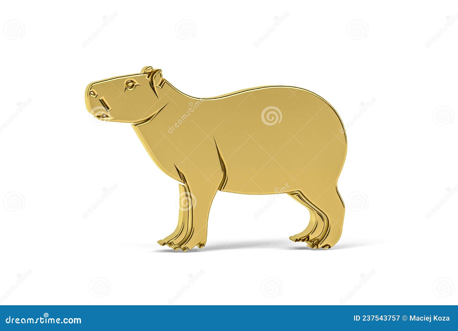 Capybara Icon. Trendy Modern Flat Linear Vector Capybara Icon On ...