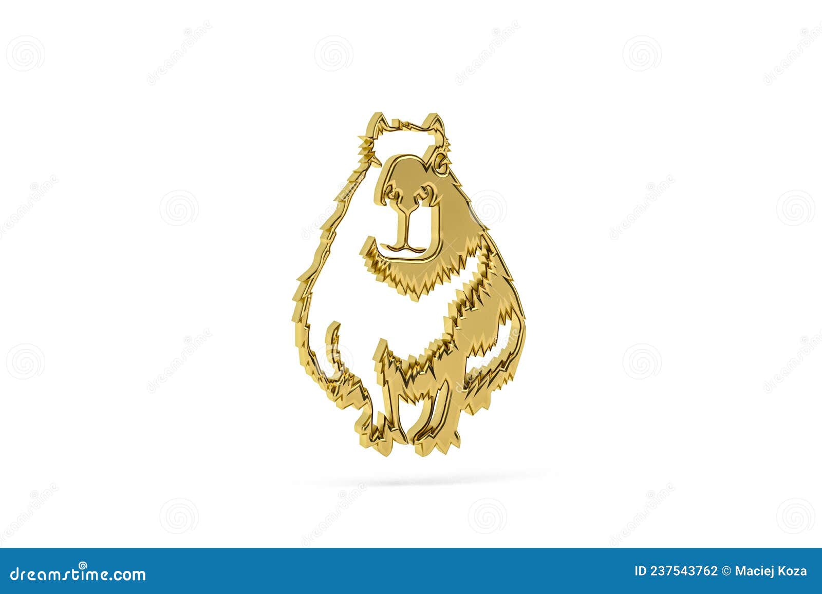 Capybara Icon In Trendy Design Style. Capybara Icon Isolated On White ...