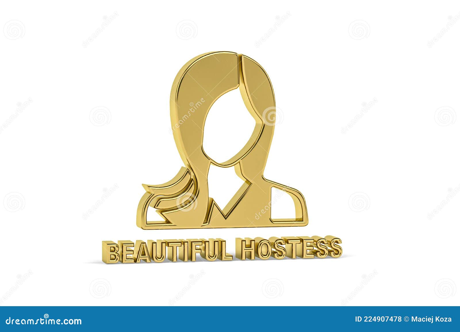Air Hostess Icon. Trendy Air Hostess Logo Concept On White Background ...
