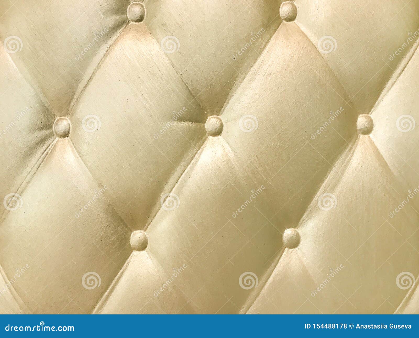 Golden 3D Interior Decorative Wall Panel with Capitone Pattern Stock ...