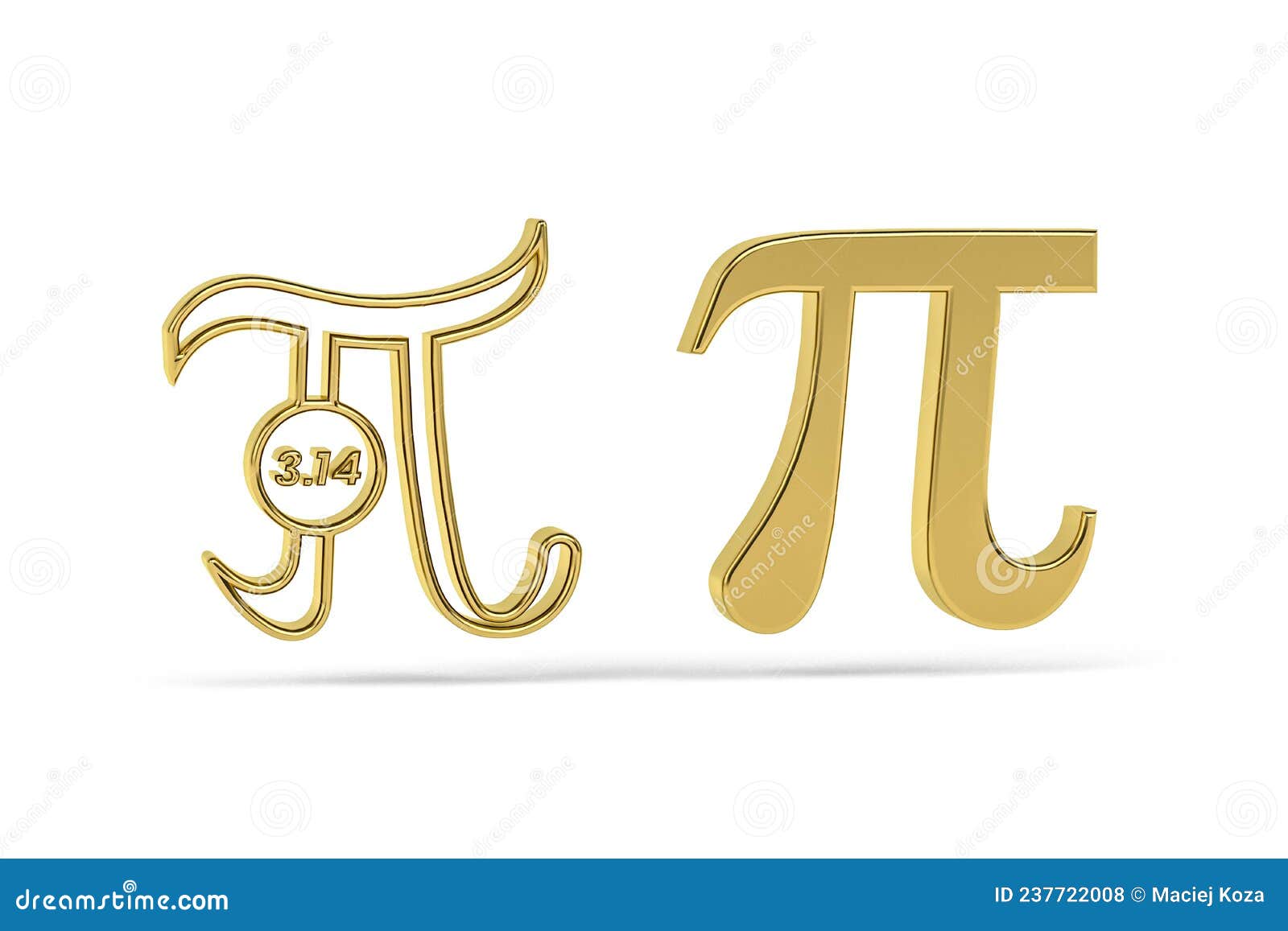 Golden 3d Math Formula Icon Isolated on White Background Stock ...