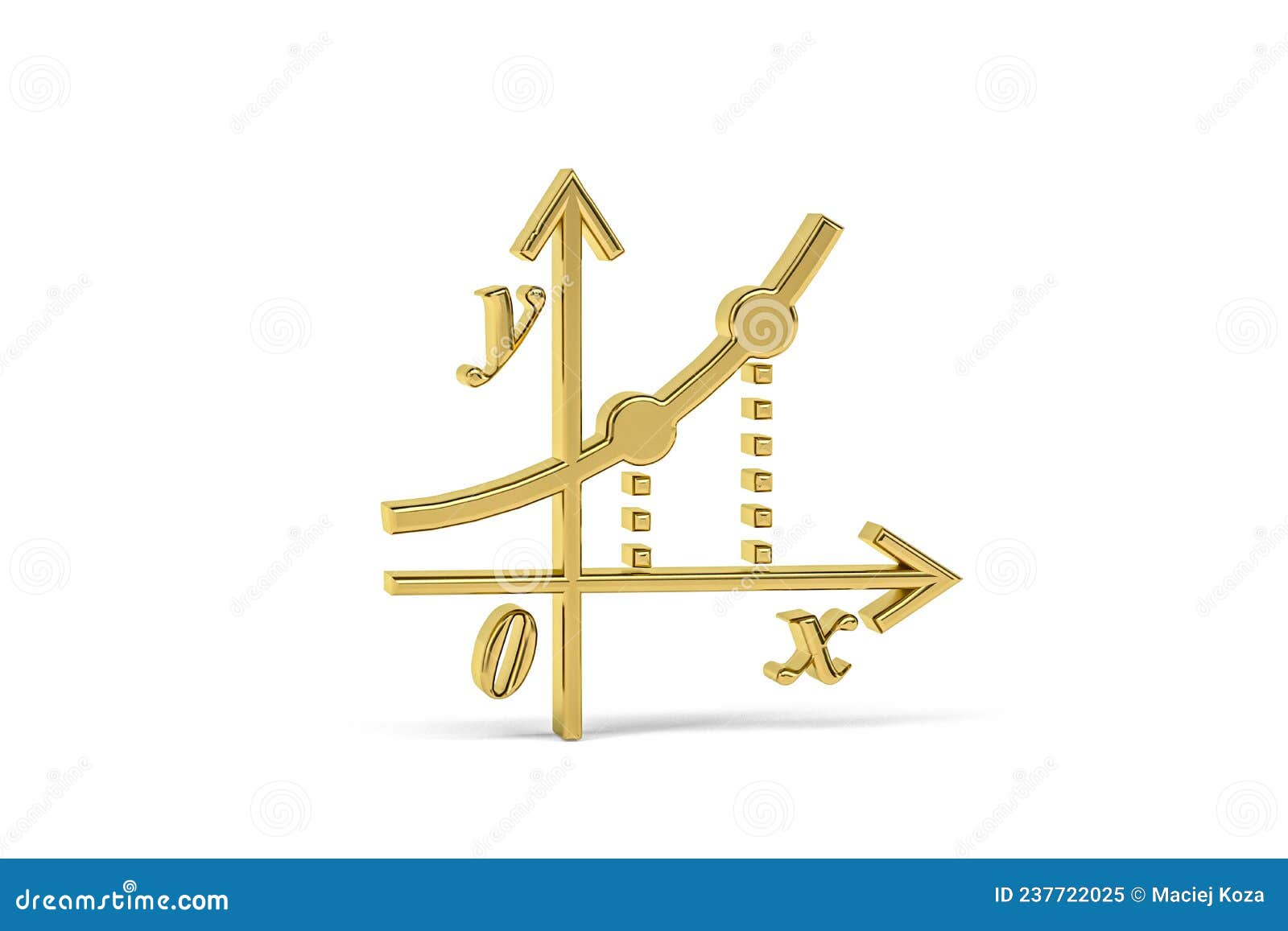 Golden 3d Math Formula Icon Isolated on White Background Stock ...