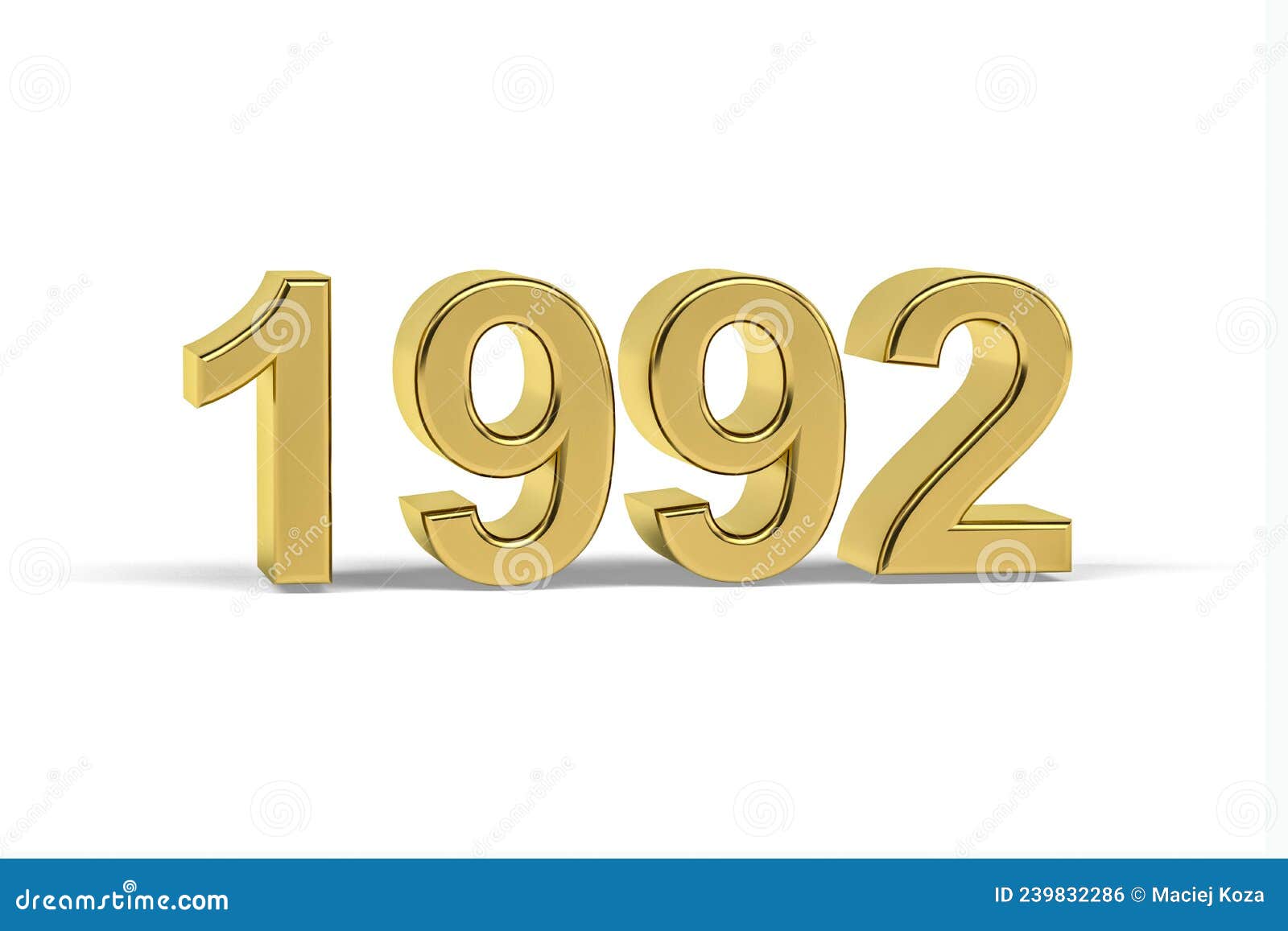 1992 Year College Font Cartoon Vector | CartoonDealer.com #107160319