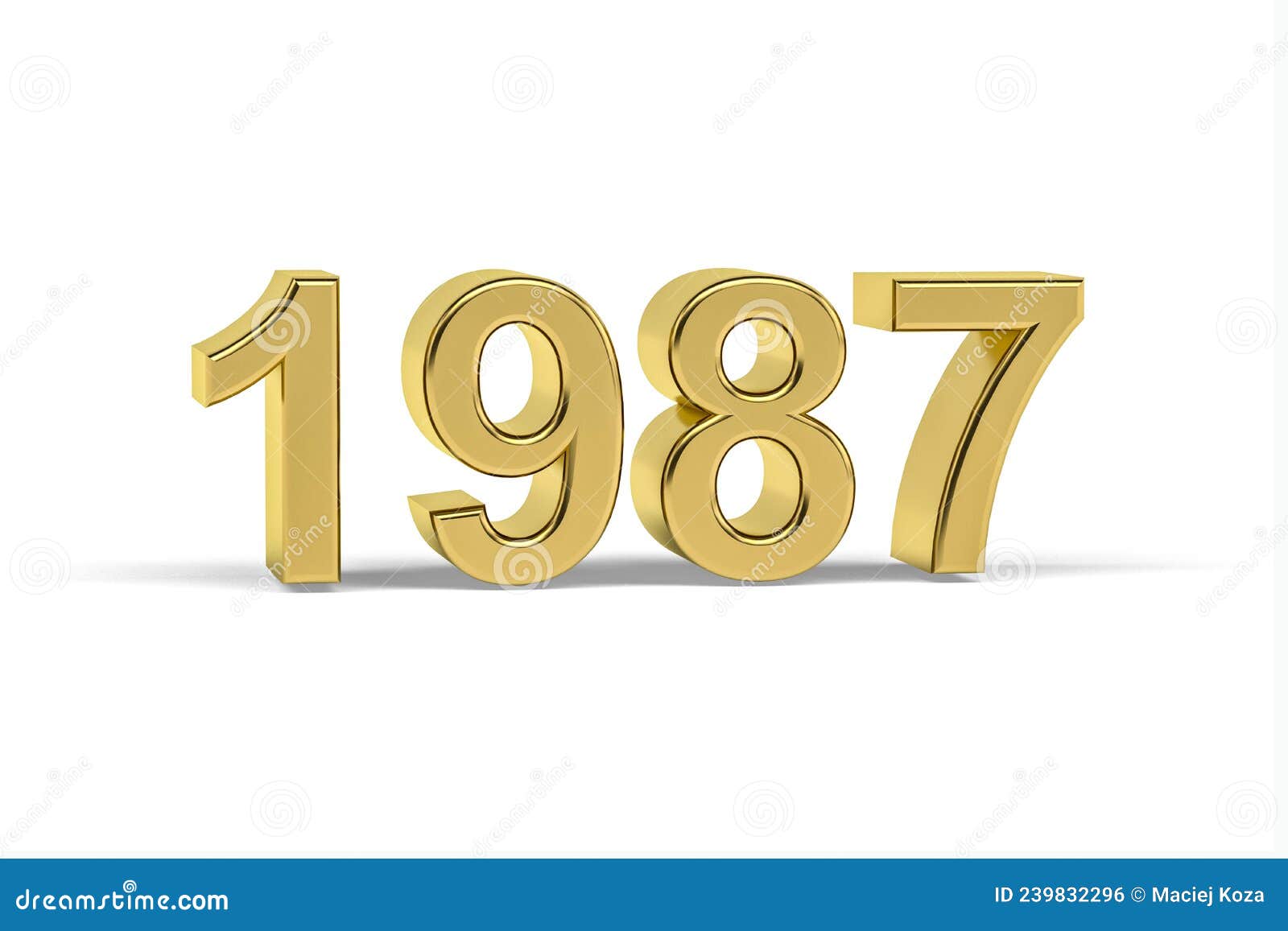 1987 Year College Font Cartoon Vector | CartoonDealer.com #107160299