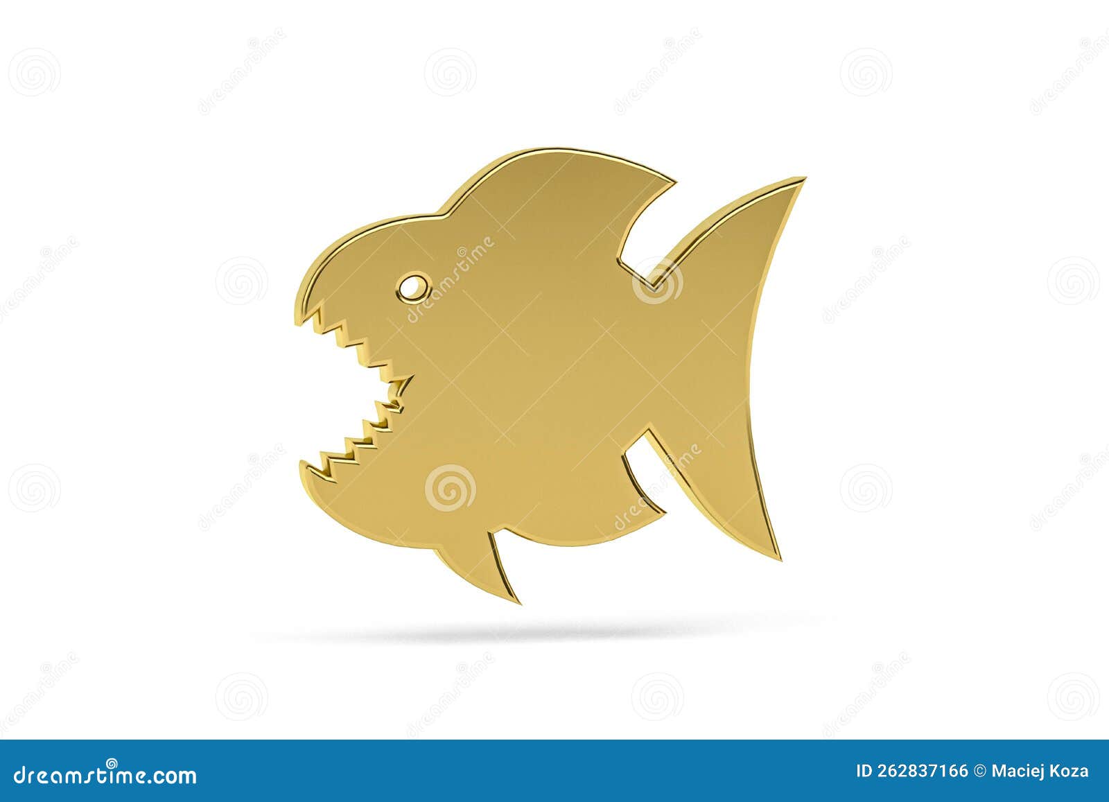 Piranha Icon In Cartoon Style Royalty-Free Stock Photo | CartoonDealer ...
