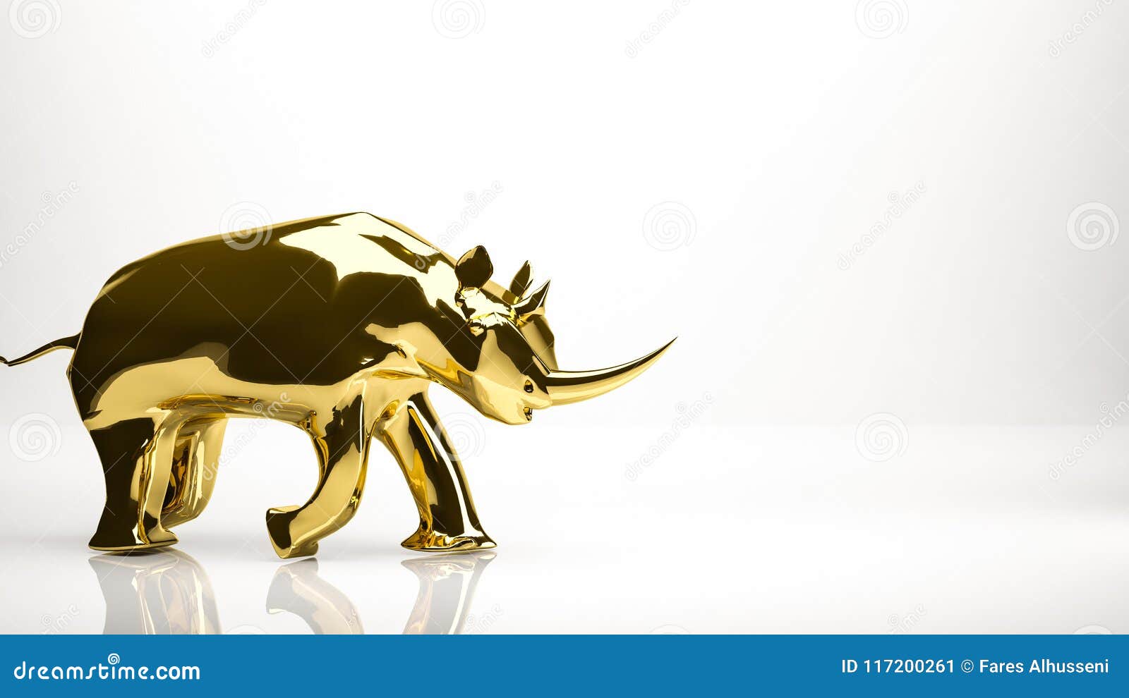Golden Rhinoceros Beetle And Geometric. Cartoon Vector | CartoonDealer ...