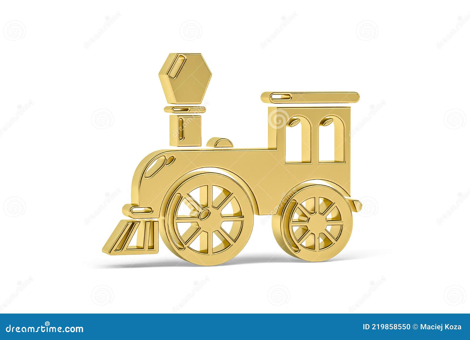 Golden Train Royalty-Free Stock Photography | CartoonDealer.com #8237207