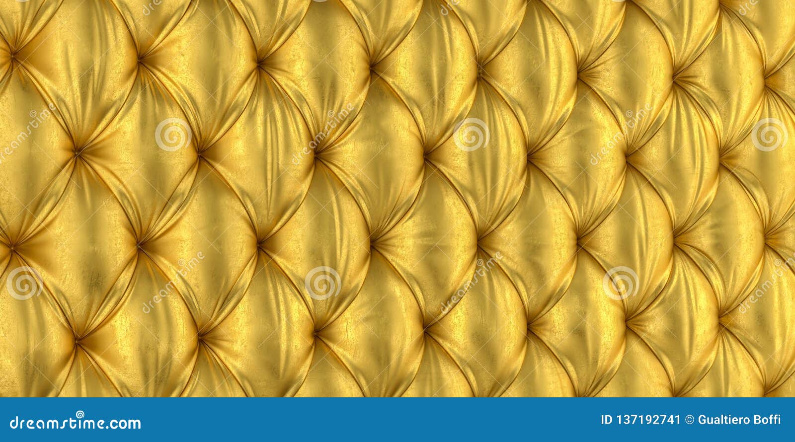 3d Golden Tufted Background Royalty-Free Stock Photo | CartoonDealer ...