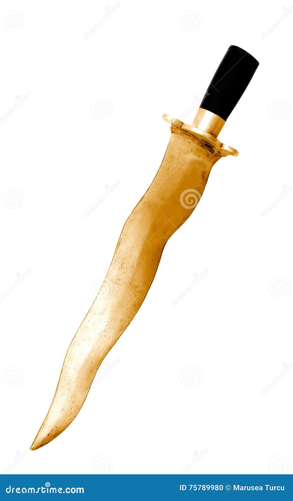 Golden dagger symbol stock photo. Image of sword, treasure - 75789980