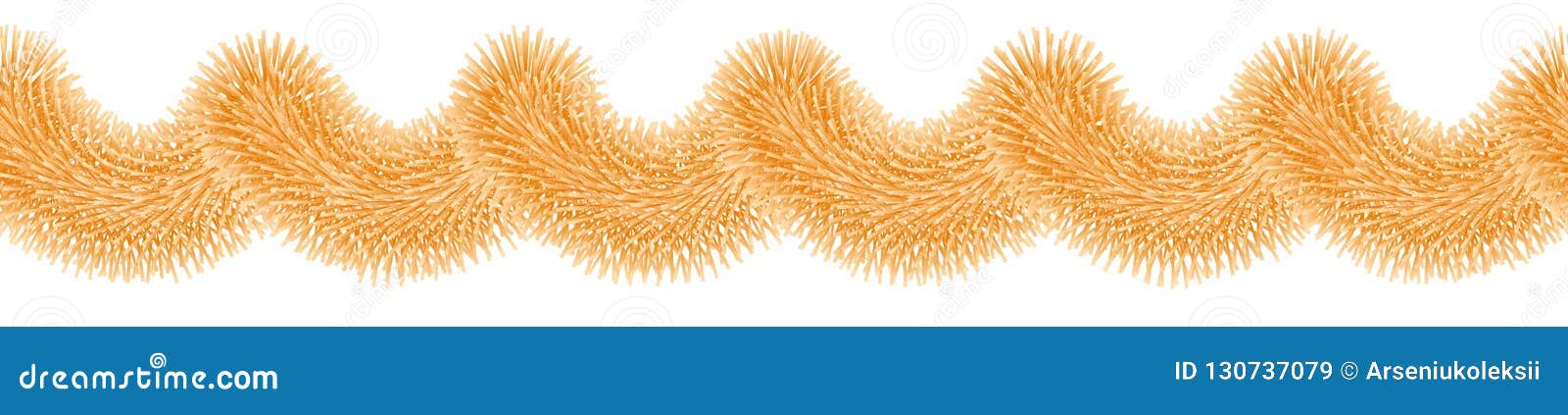 Golden Decorative Festoon for Websites and Design. Stock Vector ...