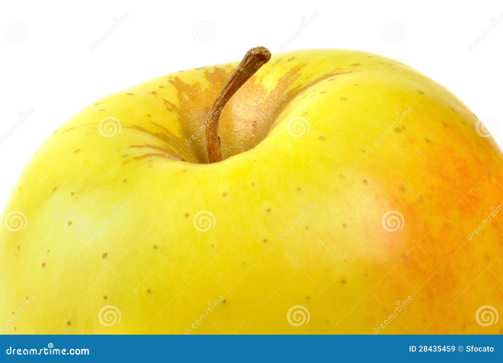 Golden- Delicious Apfel stockbild. Bild von nachtisch - 28435459